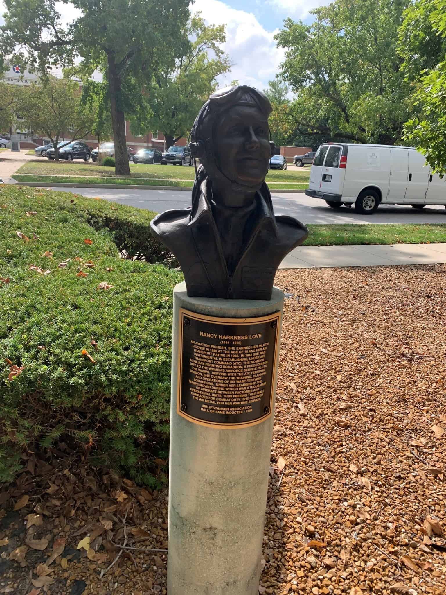 Nancy Harkness Love memorial | CAF RISE ABOVE